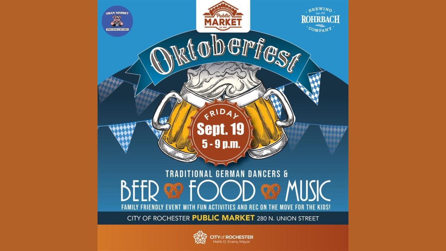 Oktoberfest at the Public Market returns on Friday September 19 with food music games and family ...