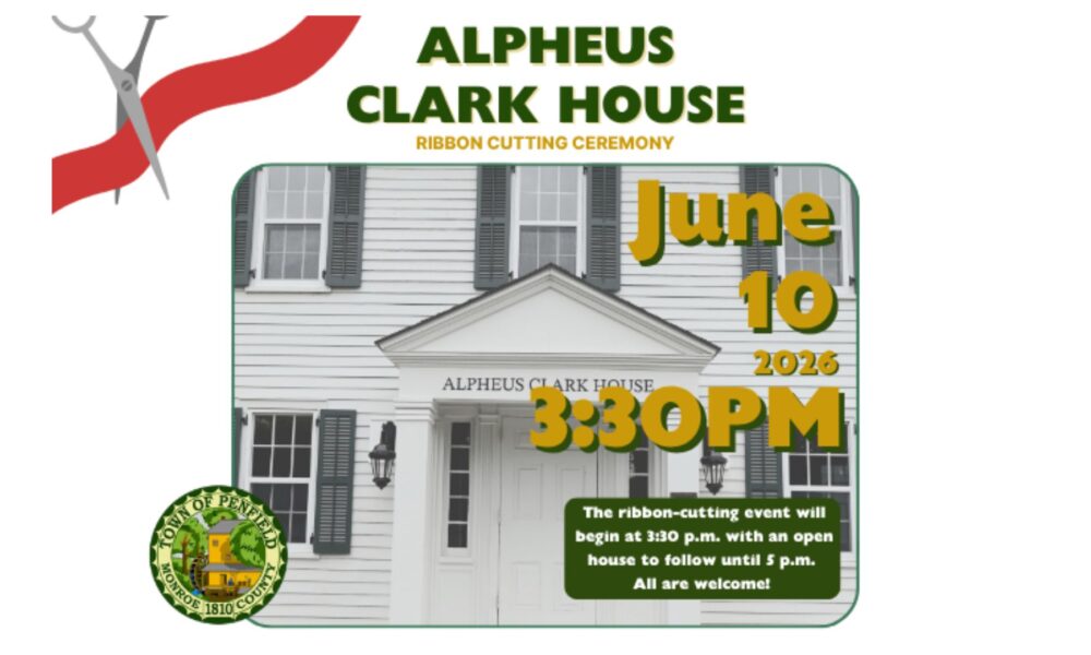 Town of Penfield to celebrate completion of historic Alpheus Clark ...